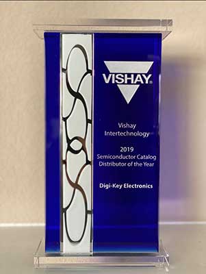 Digi-Key Named Semi Catalog DotY by Vishay | Digi-Key