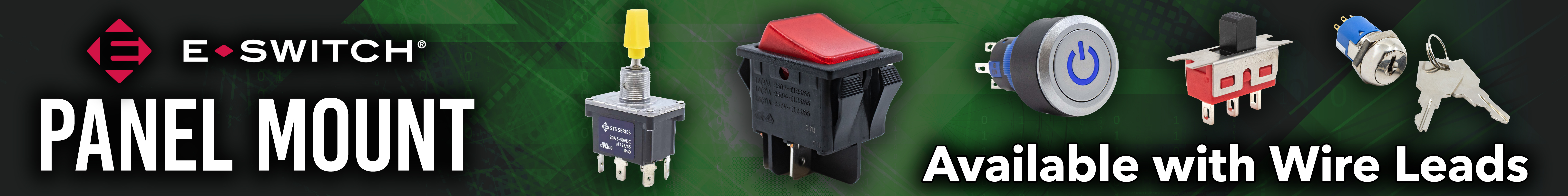 Panel Mounts for Virtual Solutions – E-Switch │ DigiKey