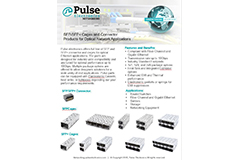 SFP/SFP+ Optical Cages/Conn - Pulse| DigiKey