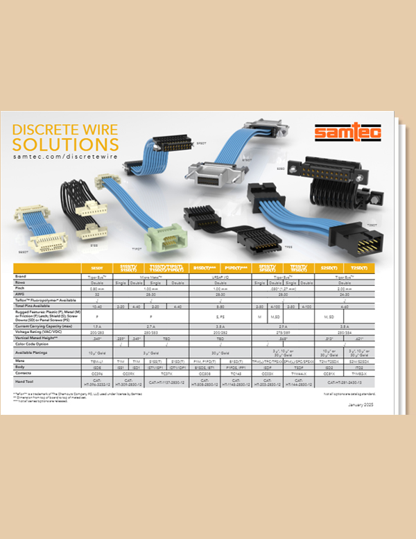 1mm Pitch Micro Mate™ Discrete Wire Syst. - Samtec | DigiKey