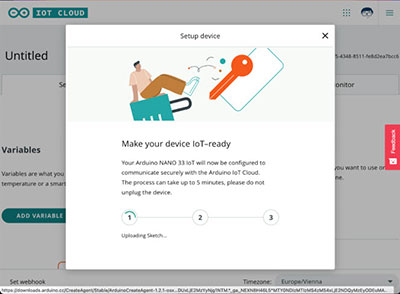 Getting Started with the Arduino IoT Cloud
