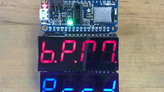 CircuitPython BLE Heart Rate Zone Trainer Display