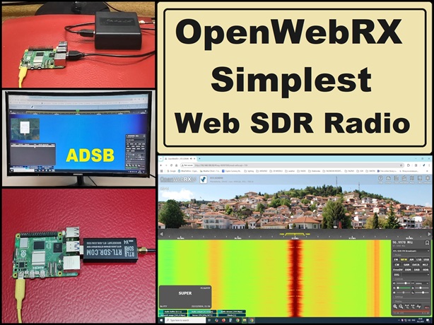 OpenWebRX - Simplest Raspberry Pi + RTLSDR Web SDR Radio