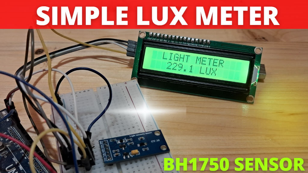 Simple Lux Meter - DIY Light Intensity Meter