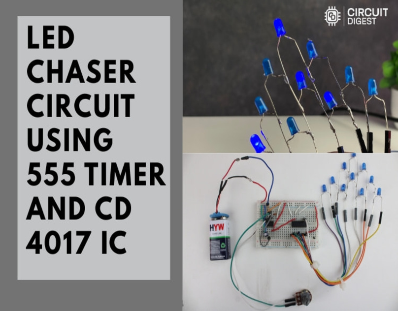 LED Chaser Circuit using 555 Timer IC: Step by Step Guide 2025