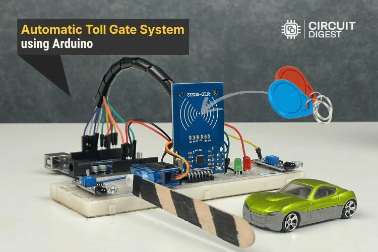 Build an Automatic Toll Gate System Project Using Arduino